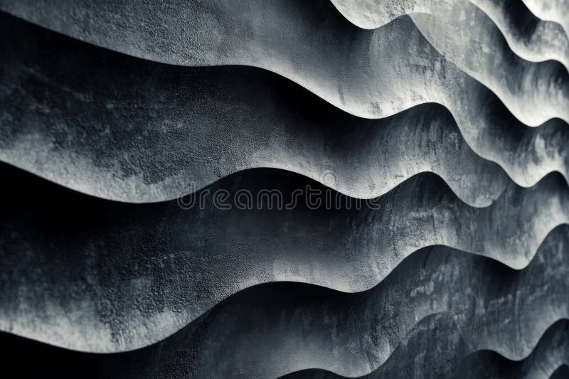 3D Textured Wall Covering in Studio Stock Illustration - Illustration ...
