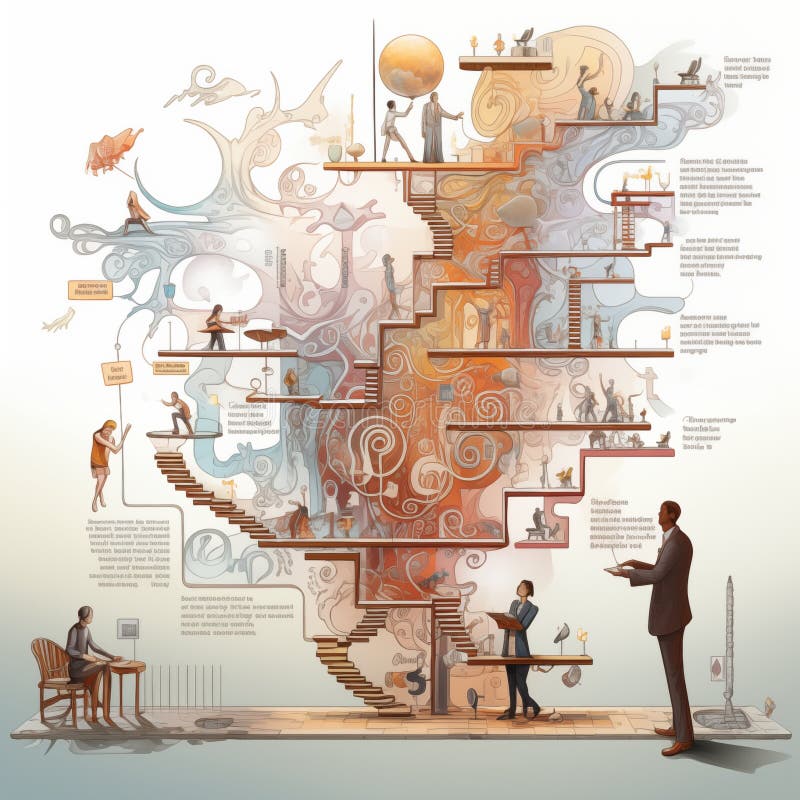 3D Theory of Planned Behavior Stock Illustration - Illustration of ...