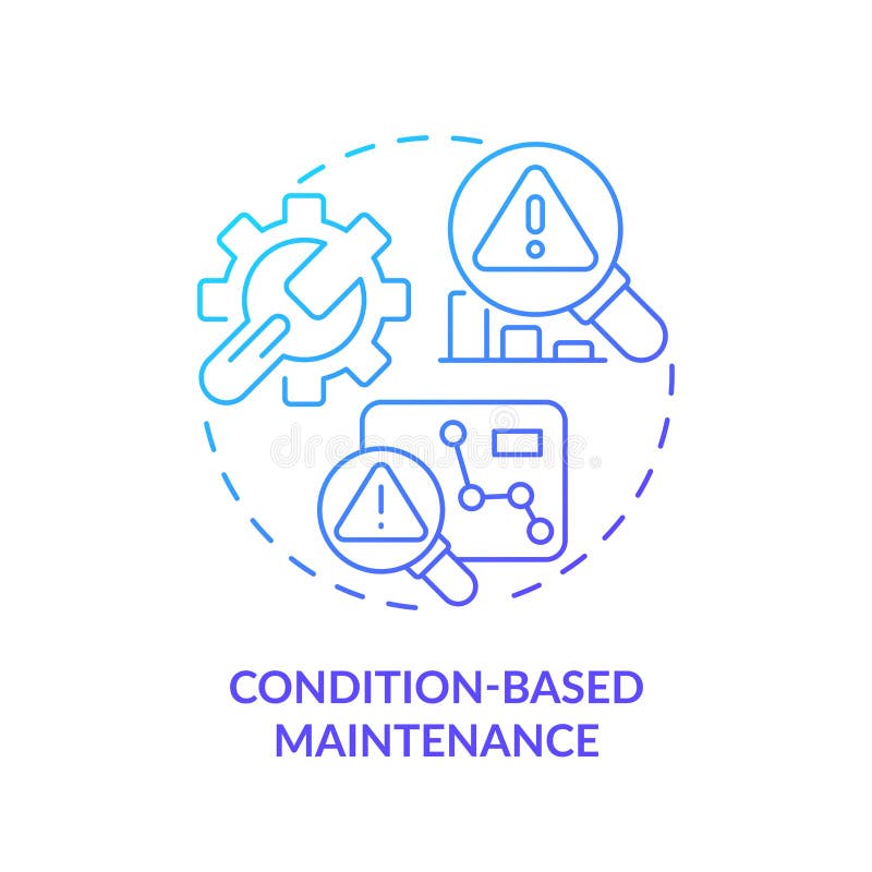 Thin Gradient Waste Management Icon Concept Stock Vector - Illustration ...