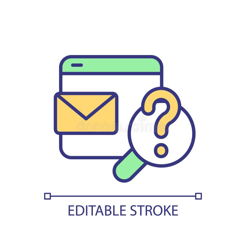 2D Colorful Thin Linear Icon Product Lifecycle Extension Concept Stock ...