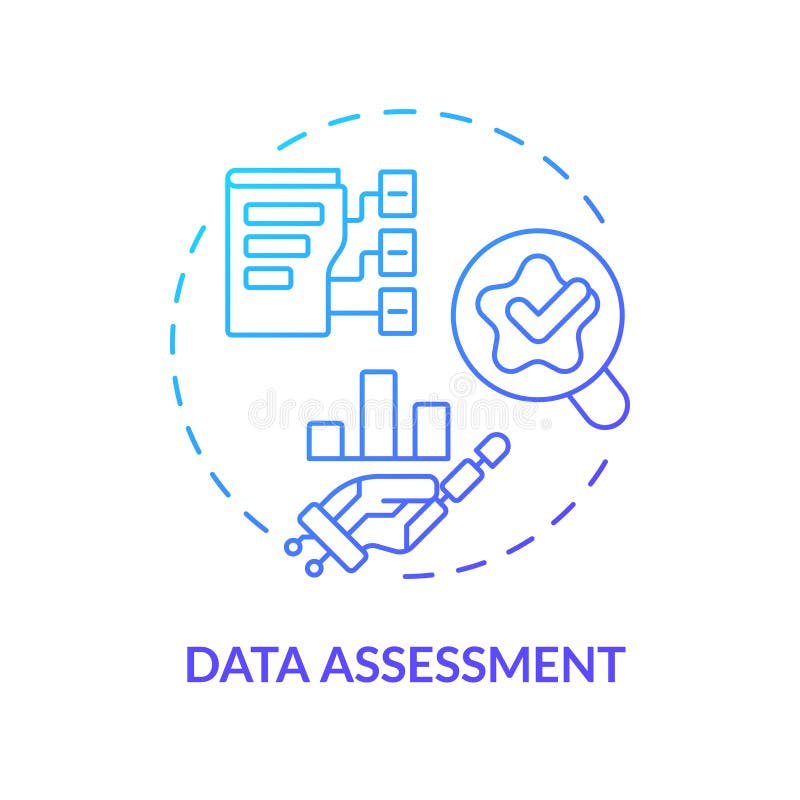Data Assessment concept stock illustration. Illustration of concept ...