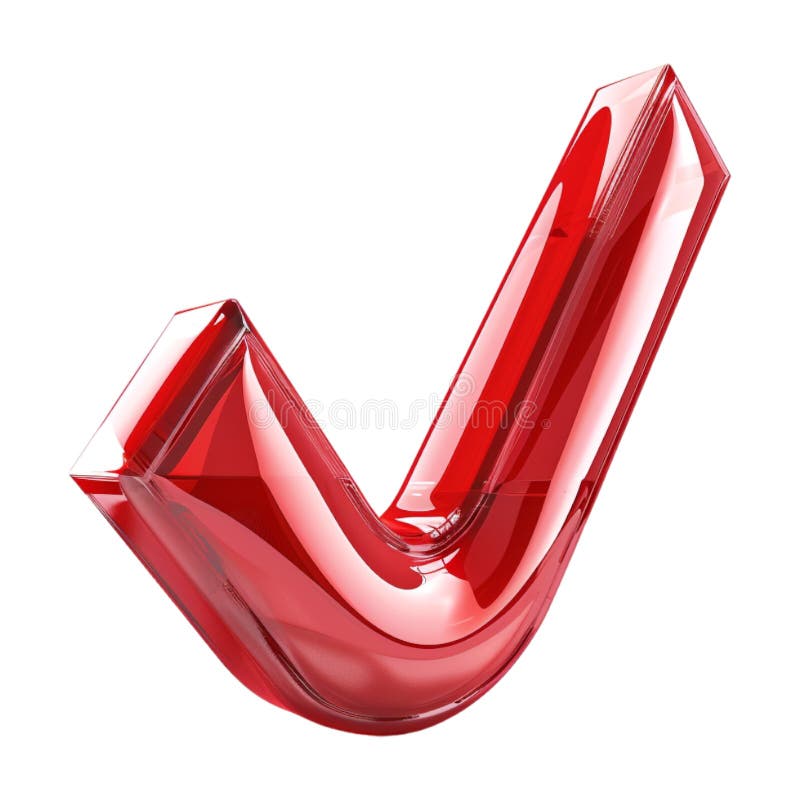 3D Tick Sign on Transparent Background - Ai Generated Stock ...