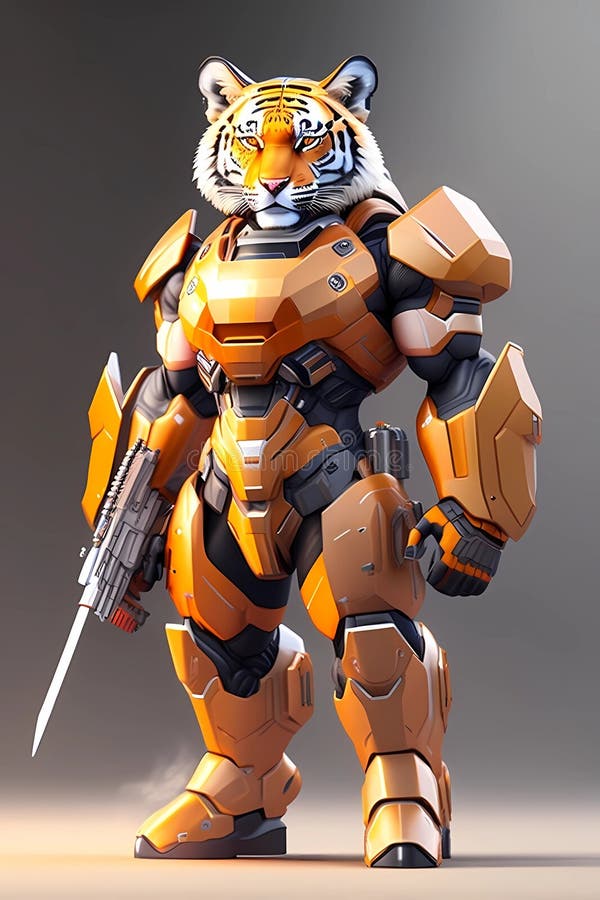 Tiger Animal Anime Stock Illustrations – 718 Tiger Animal Anime Stock ...