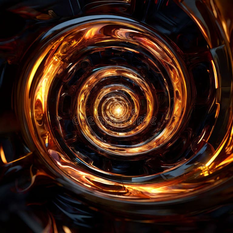 D Time Warp a Mind Bending Visual Representation of Time and P Stock ...