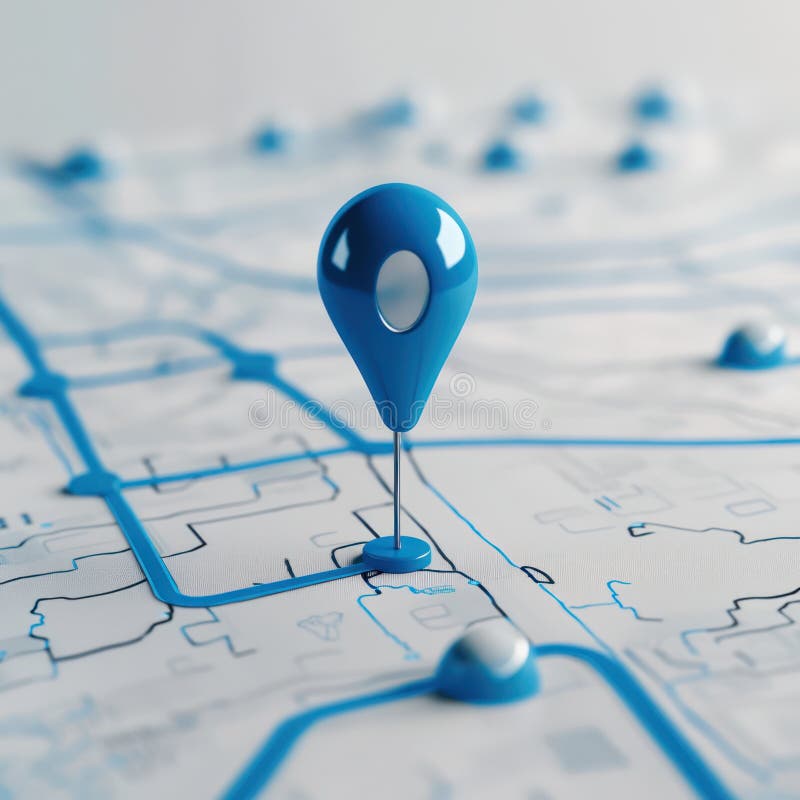 3D Timeline with Blue Pin for Year 2026 Stock Illustration ...