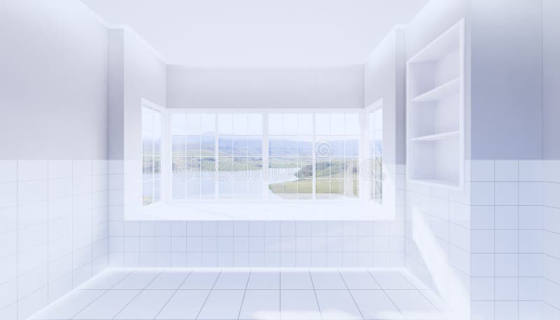 3d toilet floor stock illustration. Illustration of decoration - 181001941