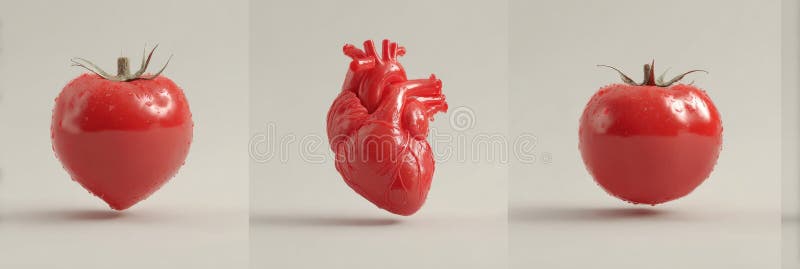 3D Tomato Shape Transforming into Heart Shows Unique Conceptual Design ...