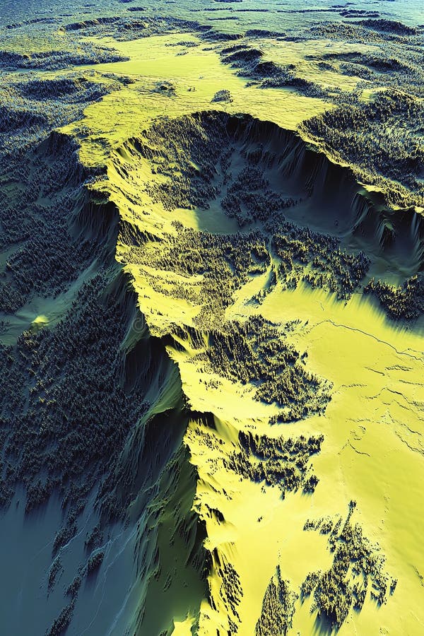 Digital Elevation and Topographic - Elevationmapexample Relief gis ...