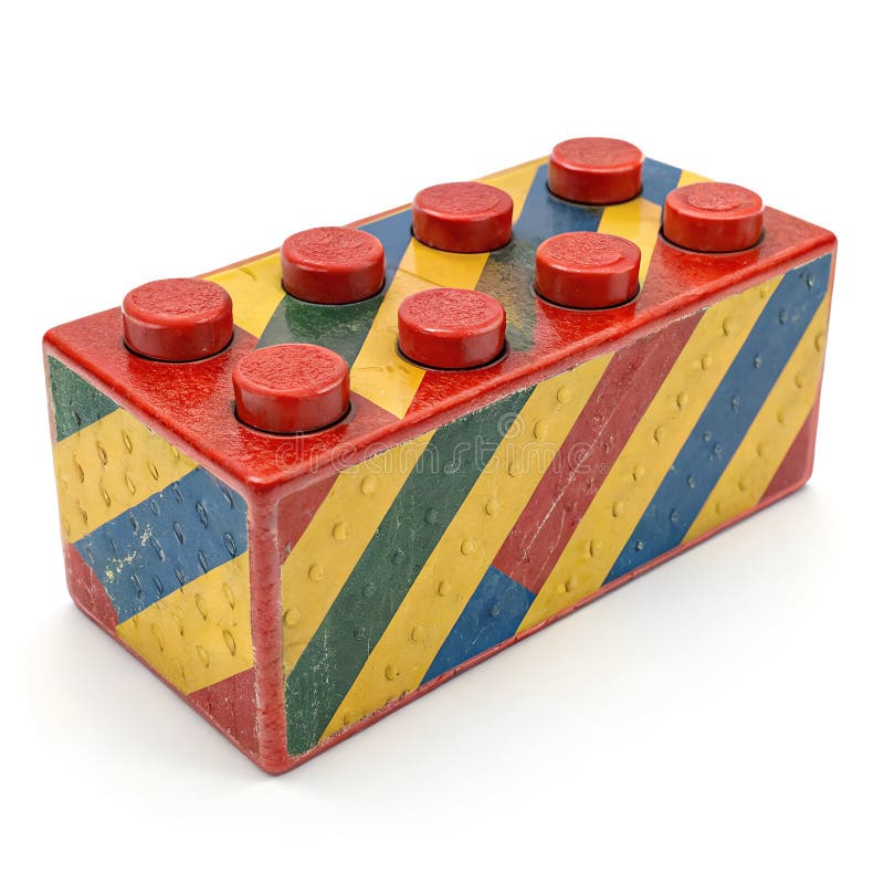 3D Toy Brick Illustration stock illustration. Illustration of ...