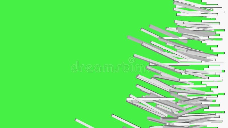 3d Transition Effect Green Screen Stock Footage - Video of break ...