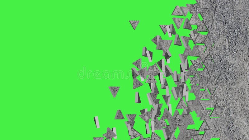 3d Transition Effect Green Screen Stock Video - Video of idea, minimal ...