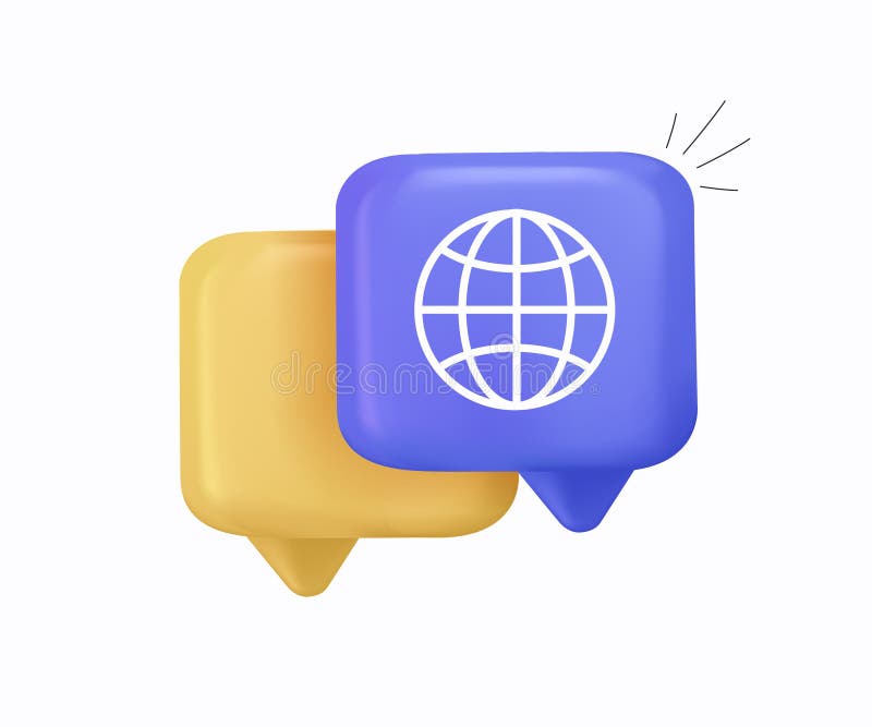 3D Translate Icon, Language Translator, Dictionary, Chat Translator ...