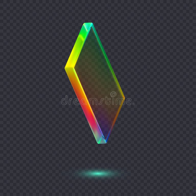 3d Transparent Glossy Abstract Cube or Shape with Dispersion Effect ...
