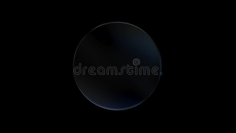 3d Transparent Rotating Glossy Cylinder with Dispersion Effect. Rainbow ...