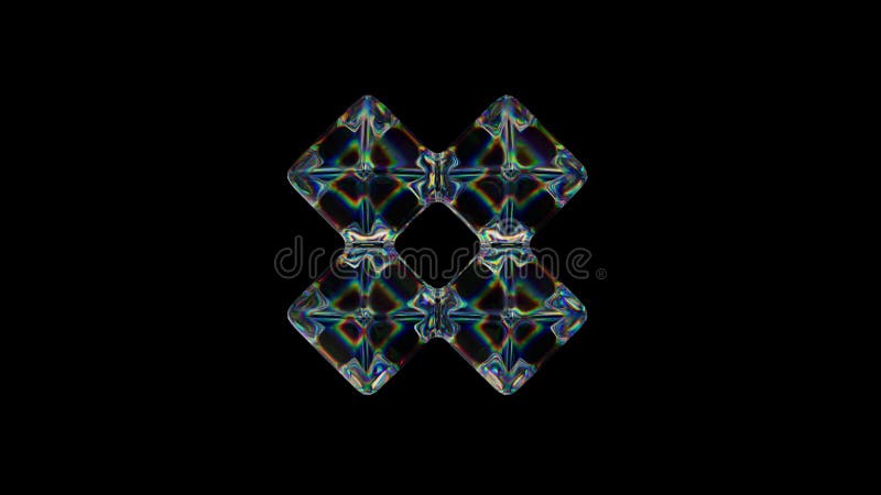 3d Transparent Rotating Glossy Meta Cube with Dispersion Effect ...