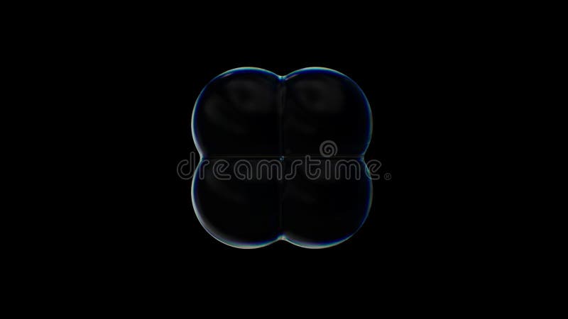 3d Transparent Rotating Glossy Meta Cube with Dispersion Effect ...