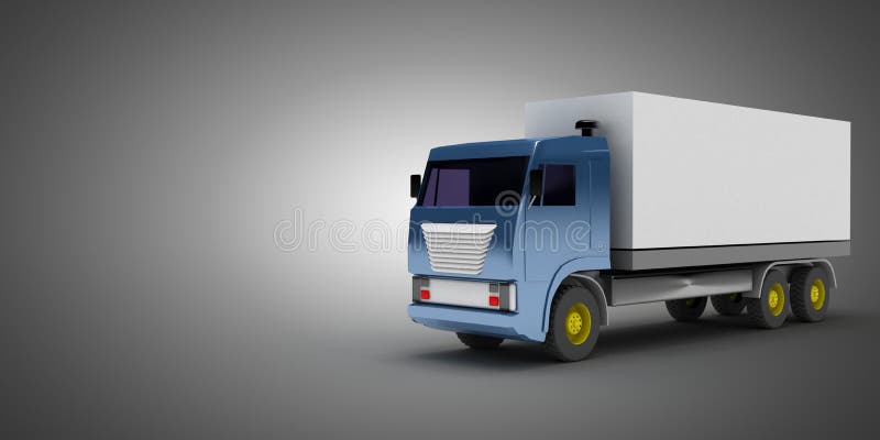 3D Transport Logistic Concept. 3d Illustration Stock Illustration ...