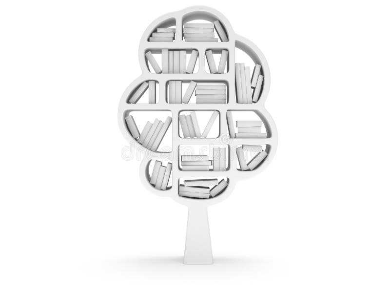 Background Bookshelf Knowledge Tree White Stock Illustrations – 69 ...
