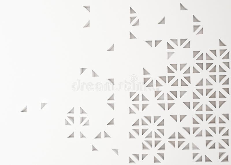 3d Triangle Perforated Abstract Background Stock Illustration - Image ...