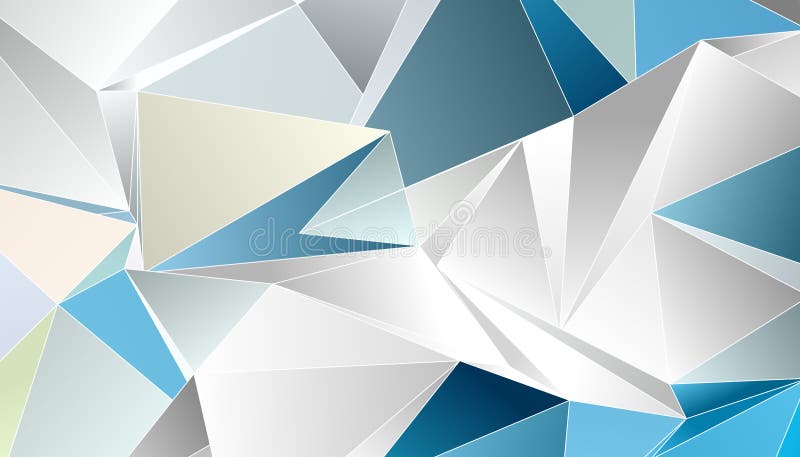 3d Triangles, Abstract Background. Design Wallpaper Stock Illustration ...