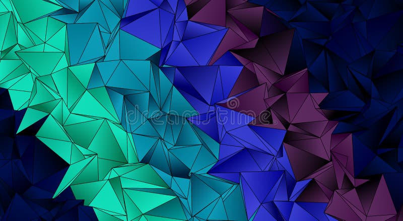 Polygonal Geometrical Texture, 3D Stock Illustration - Illustration of ...