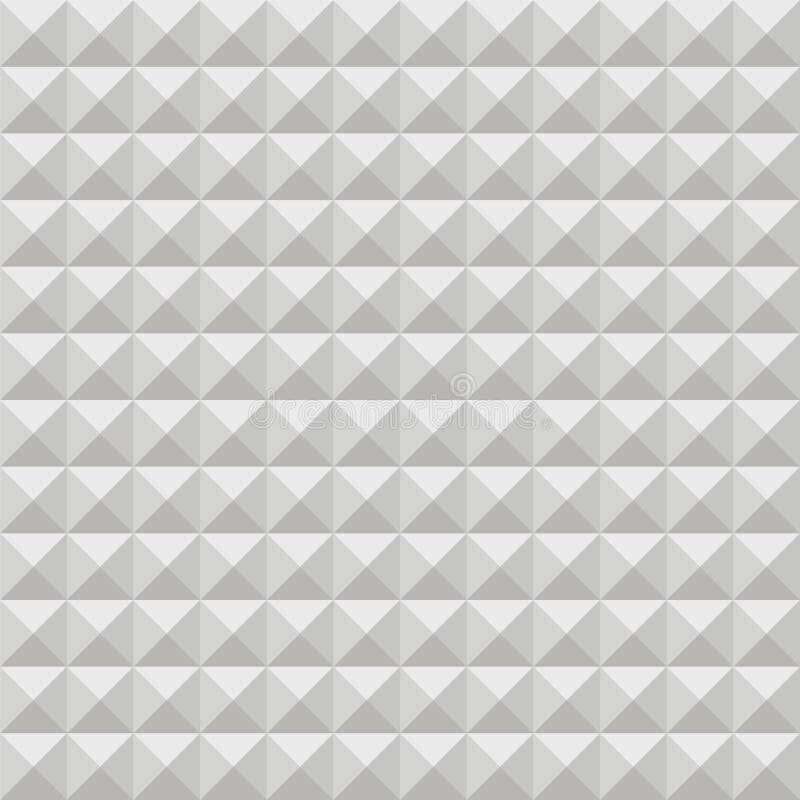 3d Triangular Pyramids, Diamonds Seamless Pattern, Abstract Grey ...