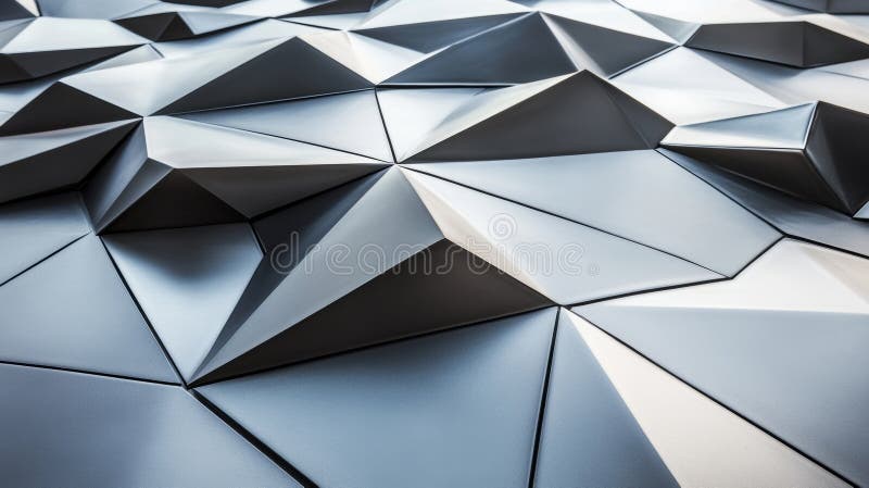 A 3D Triangular Wall Background Featuring Tiles. it S a Polished Tile ...