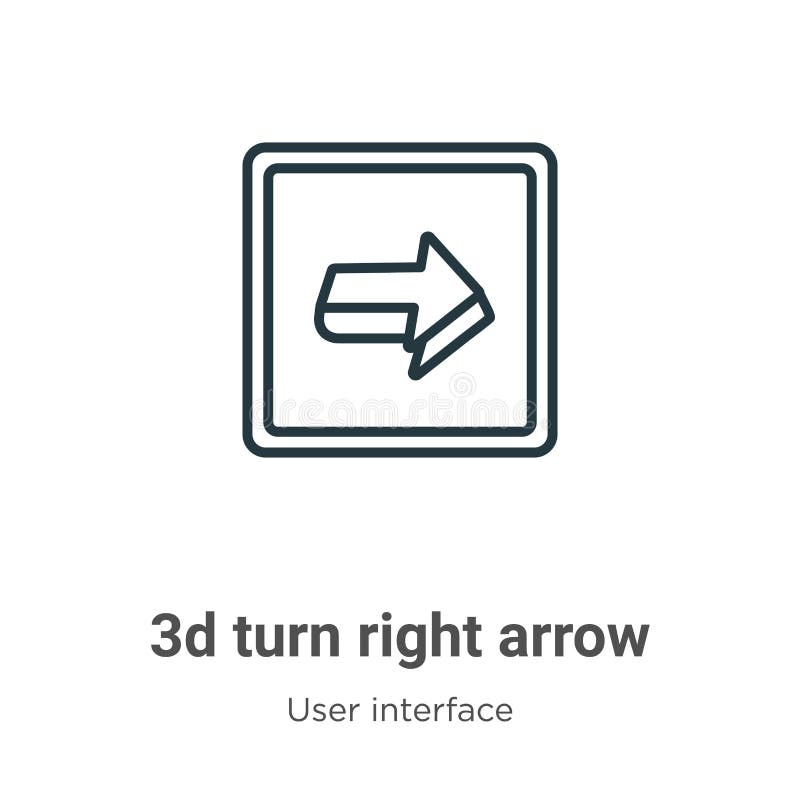 Turn Up Arrow Icon in Filled, Thin Line, Outline and Stroke Style ...