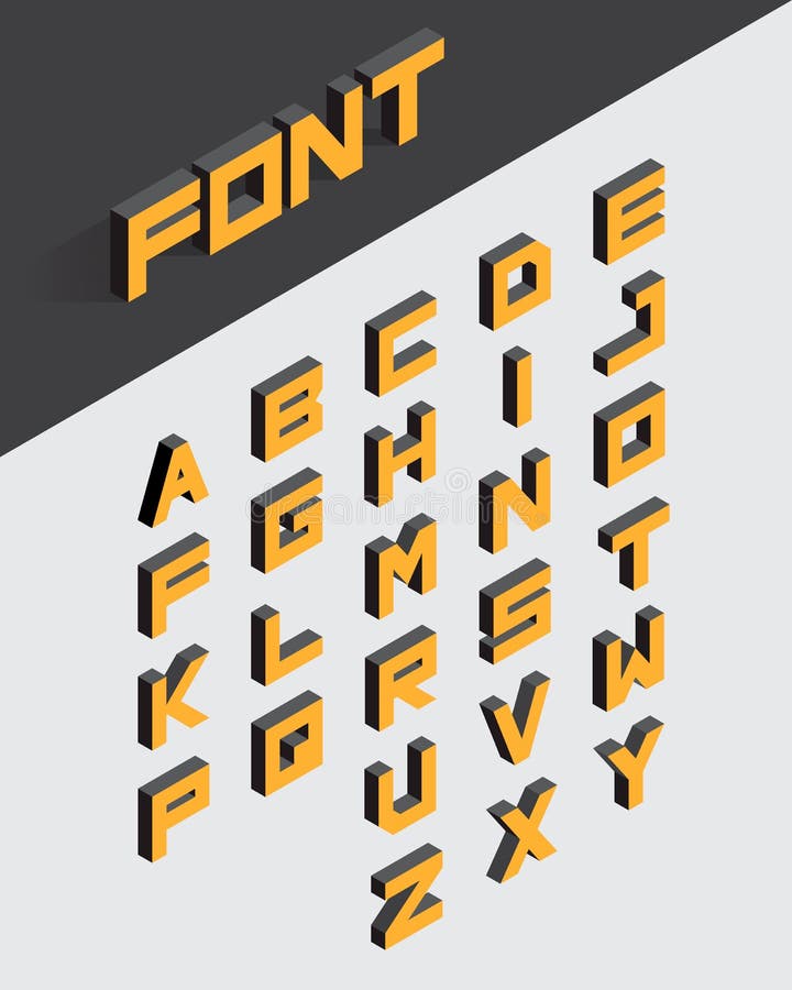 3d type font stock illustration. Illustration of graphic - 75018357