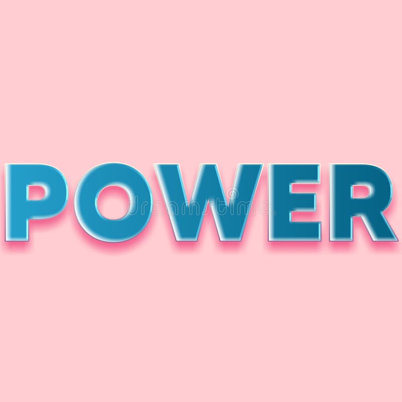 Power Typography. Battery And Power Slogan In Hand Drawn Doodle Style ...