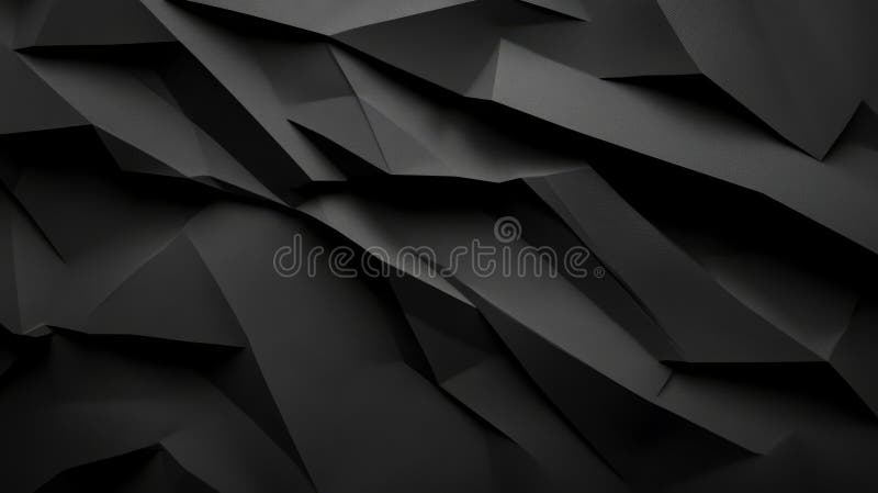 3D Undulating Lines Form an Abstract Dark Background. 3D Rendering with ...