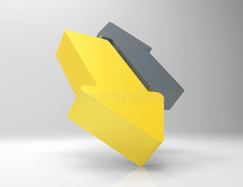 Up and down arrow stock vector. Illustration of icon - 12838218