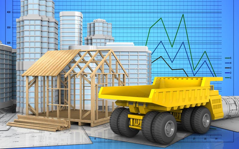 3d with urban scene stock illustration. Illustration of exterior - 98037995