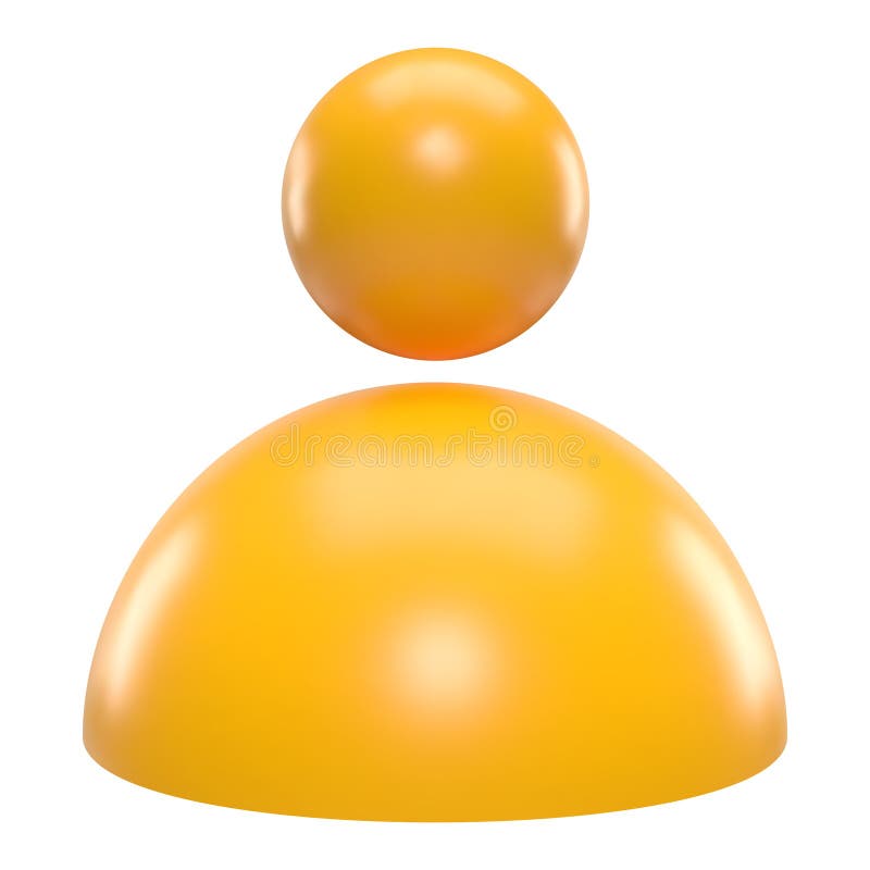 3d User Icon. User Profile Symbol. Vector Illustration Stock ...