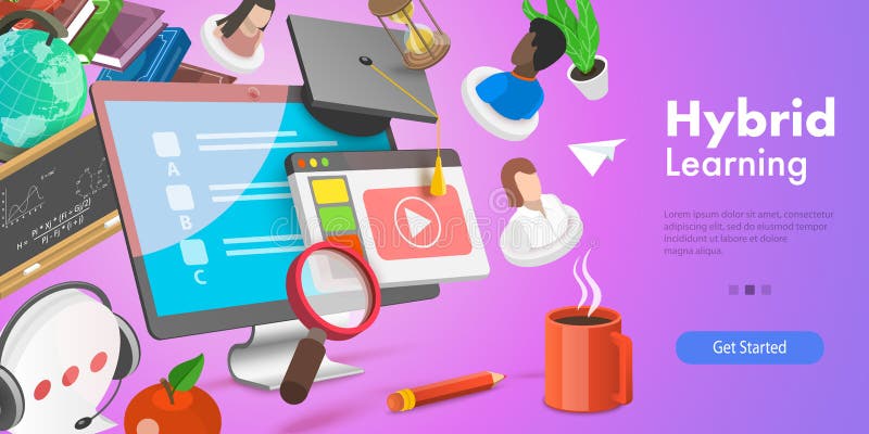 Blended Learning Icon Stock Illustrations – 368 Blended Learning Icon ...