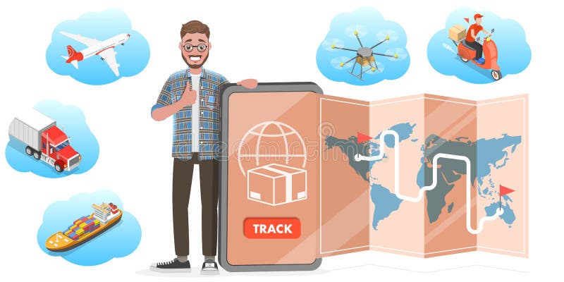Tracking Delivery 3d Stock Illustrations – 3,963 Tracking Delivery 3d ...
