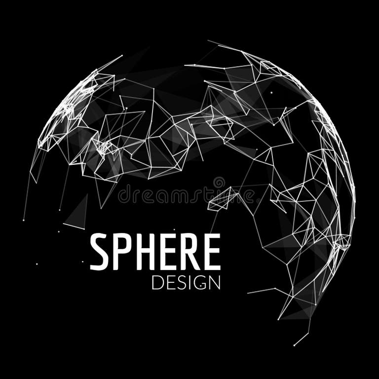 Line Polygon Geometric Abstract Background Stock Illustrations ...