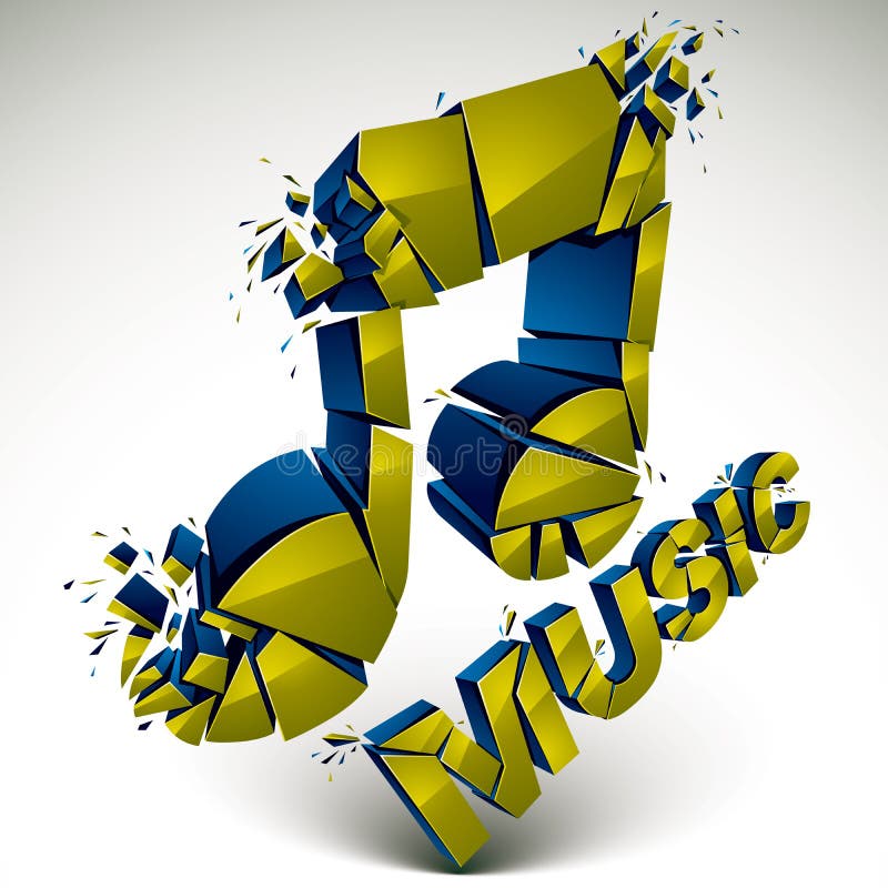 Broken Music Notes Stock Illustrations – 139 Broken Music Notes Stock ...