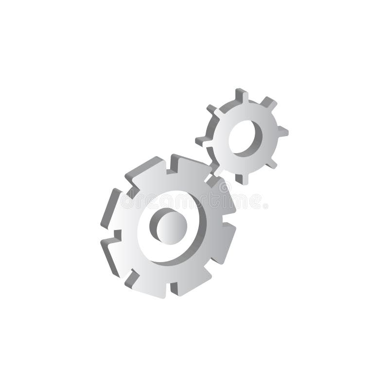3d Vector Illustration of Gears, Cogwheels or Cogs Stock Vector ...