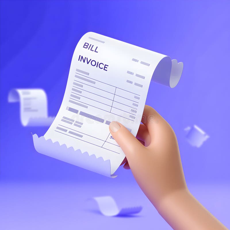 Bill Invoice Paper Stock Illustrations – 12,641 Bill Invoice Paper ...