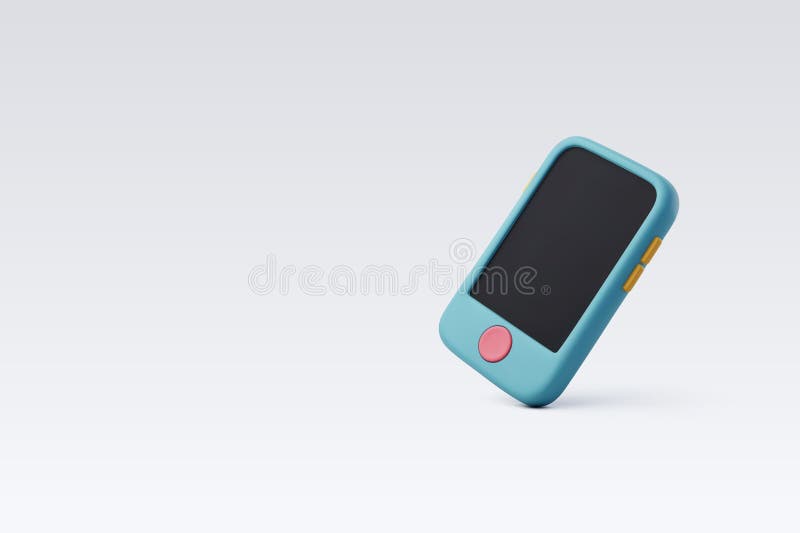 3d Vector Mobile Smart Phone, Video Game Console Portable, Game Concept ...