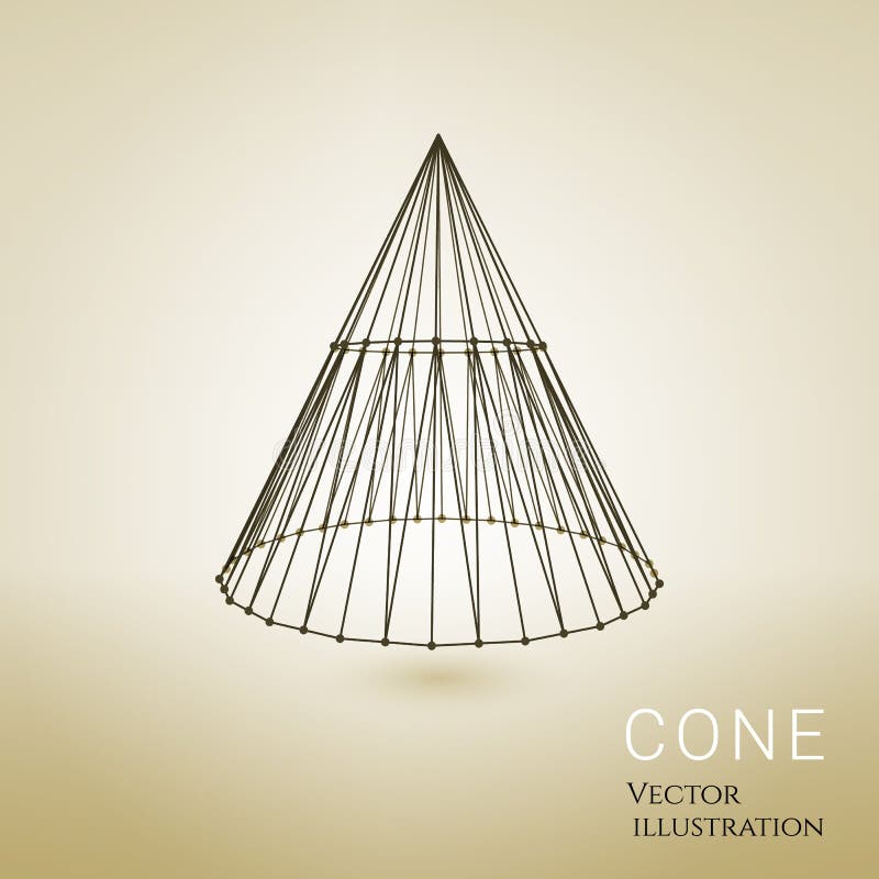 3d vector object stock vector. Illustration of wireframe - 88066446