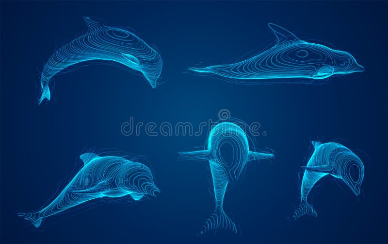 3d Vector Set. Ocean Protection Stock Vector - Illustration of ...