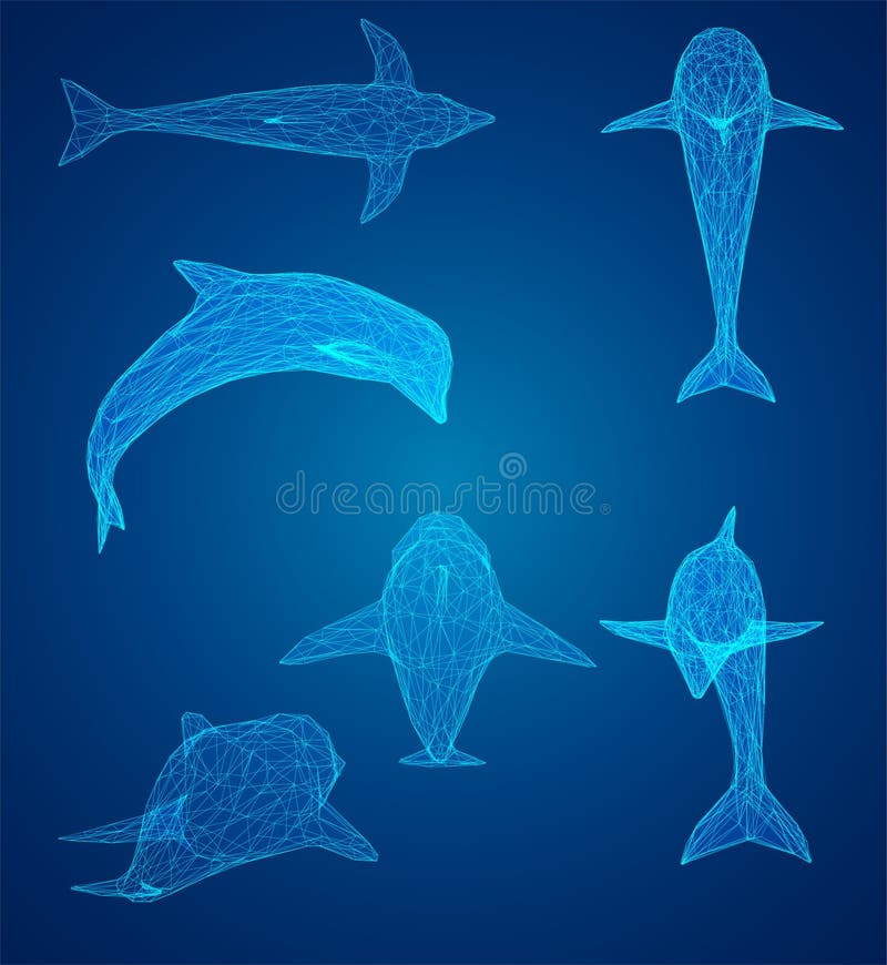 3d Vector Set. Ocean Protection Stock Vector - Illustration of abstract ...