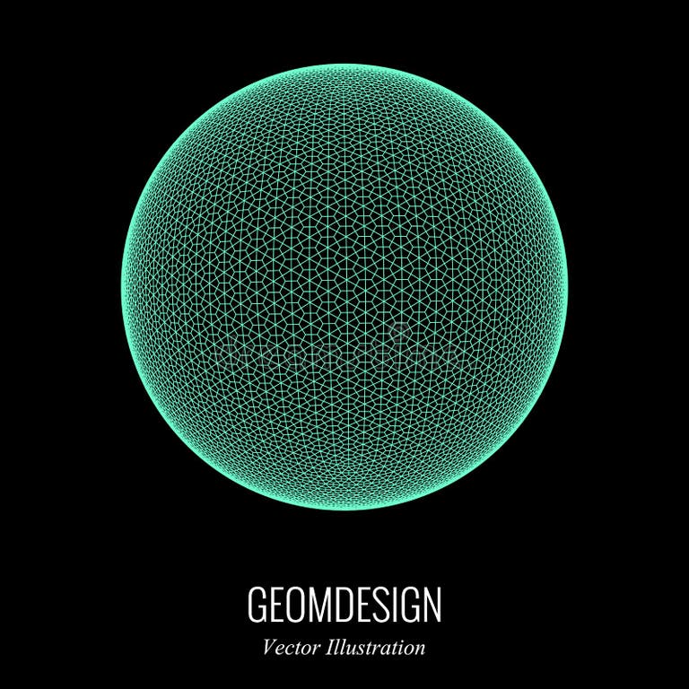 3d vector sphere stock vector. Illustration of globe - 88071069