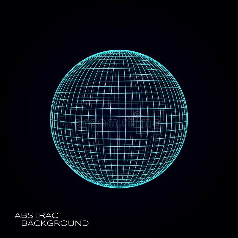 3d vector sphere stock vector. Illustration of vector - 81620629