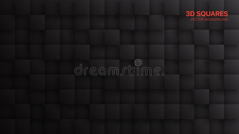 Dark Gray 3D Vector Blocks Abstract Background Stock Illustration ...