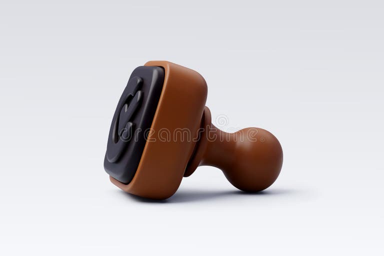 3d Vector Stamp Tool, Law, Judge and Prosecutor Concept Stock Vector ...