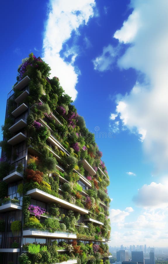 3D Vertical Garden Skyscraper: a Vision of Sustainable Architecture ...