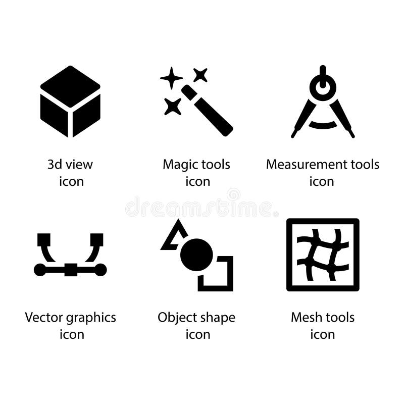3d View, Magic Tools, Measurement Tools, Vector Graphics, Object Shape ...
